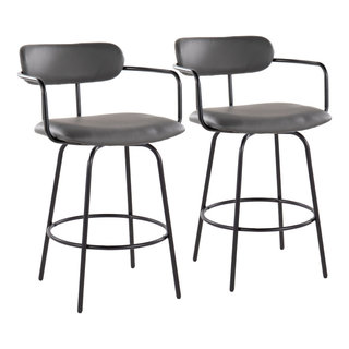 Demi 26" Counter Stool, Set of 2 - Industrial - Bar Stools And Counter ...