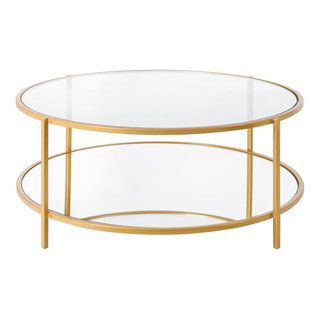 Alecsa 16"H x 36"W x 36"D Coffee Table - Contemporary - Coffee Tables ...