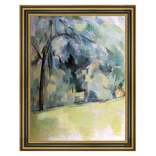 Paul Cezanne Morning in Provence - 18" x 24" Framed Premium Canvas ...