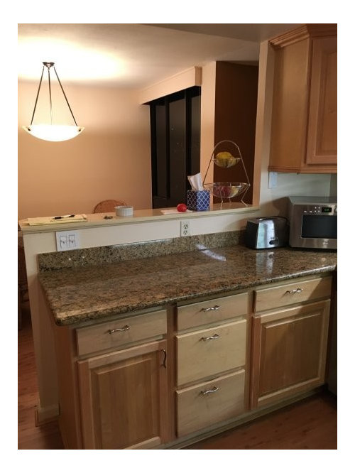 how to support raised bar counter?