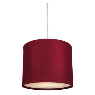 Innermost modern Kobe Pendant Small, Red Wool - Contemporary - Pendant ...
