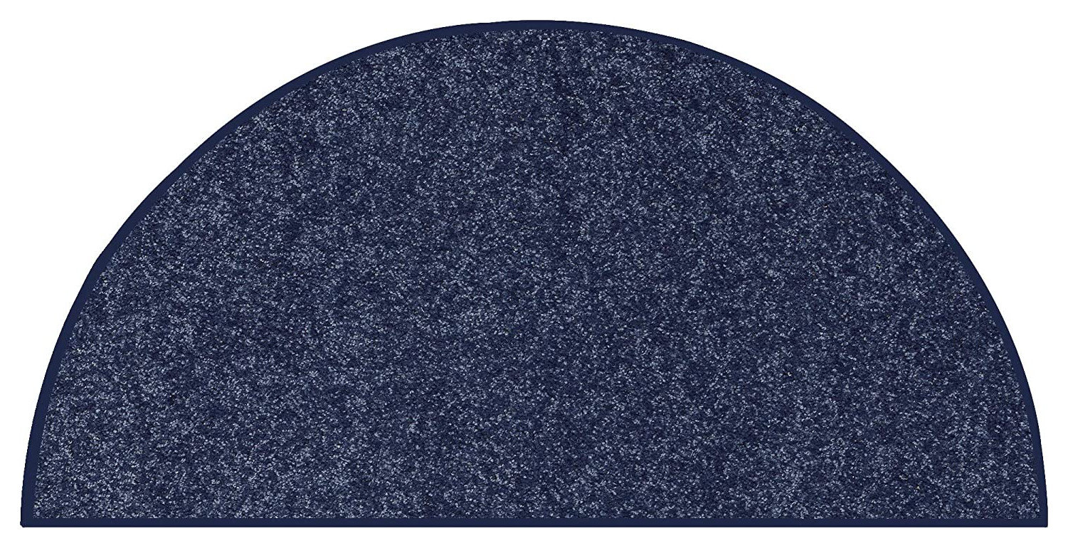American Bright Solid Color Area Rugs, Petrol Blue, 24" x 48" Half ...