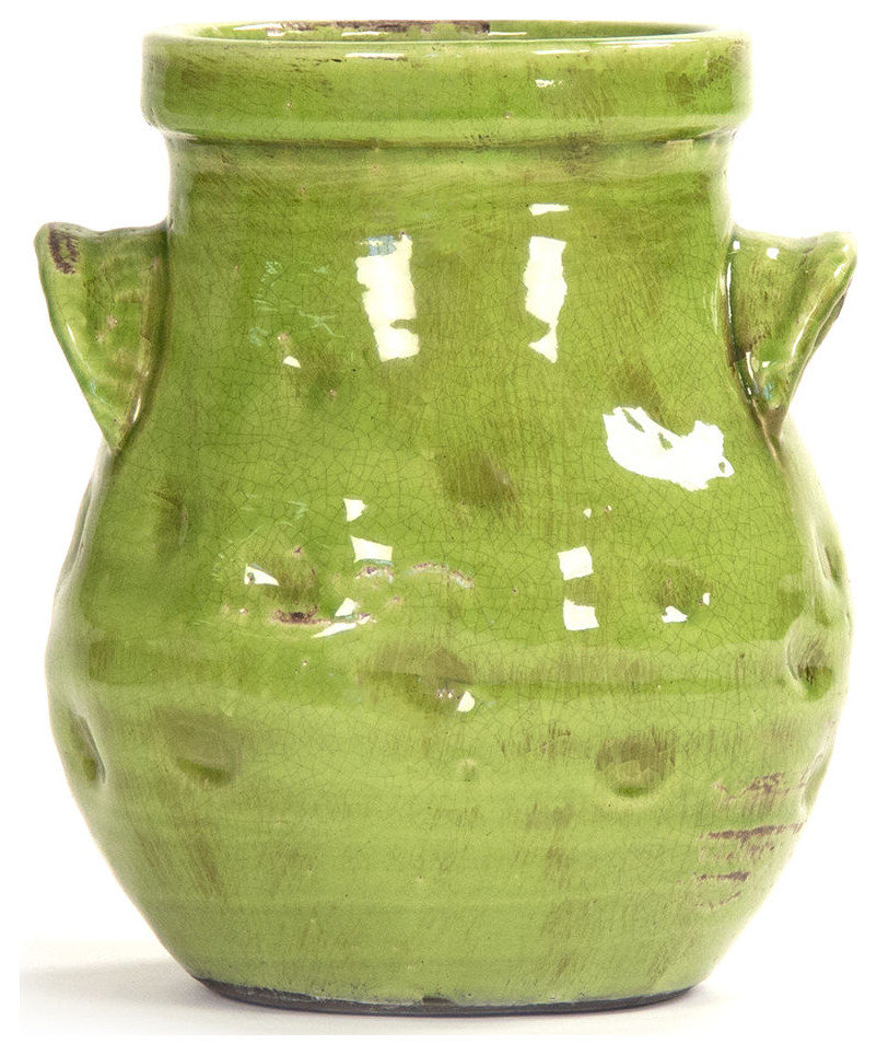 Green Jar - Farmhouse - Vases - by HedgeApple | Houzz
