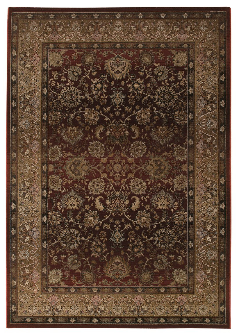 Oriental Weavers Sphinx Generations Traditional Red Rug, 2'7"x9'1 ...