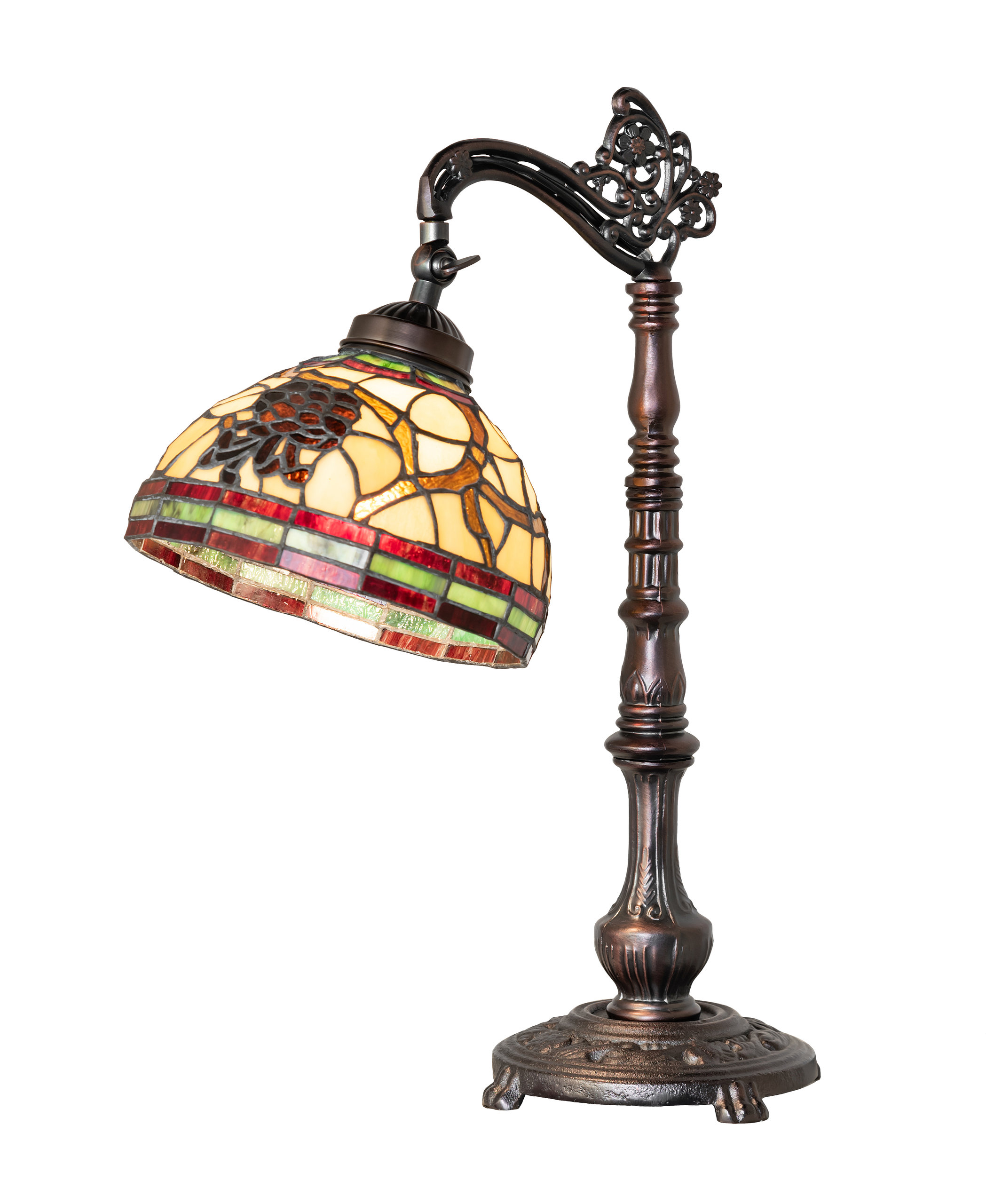 20" High Pinecone Bridge Arm Table Lamp - Victorian - Table Lamps - by ...