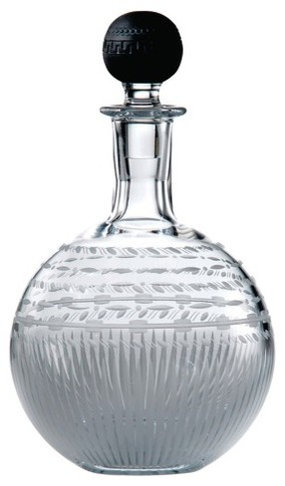Wedgwood Iconic Crystal Decanter With Black Jasper Stopper ...