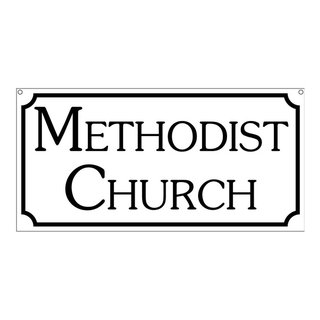 Methodist Church Sign, Aluminum Religious Church Prayer, 6"x12 ...