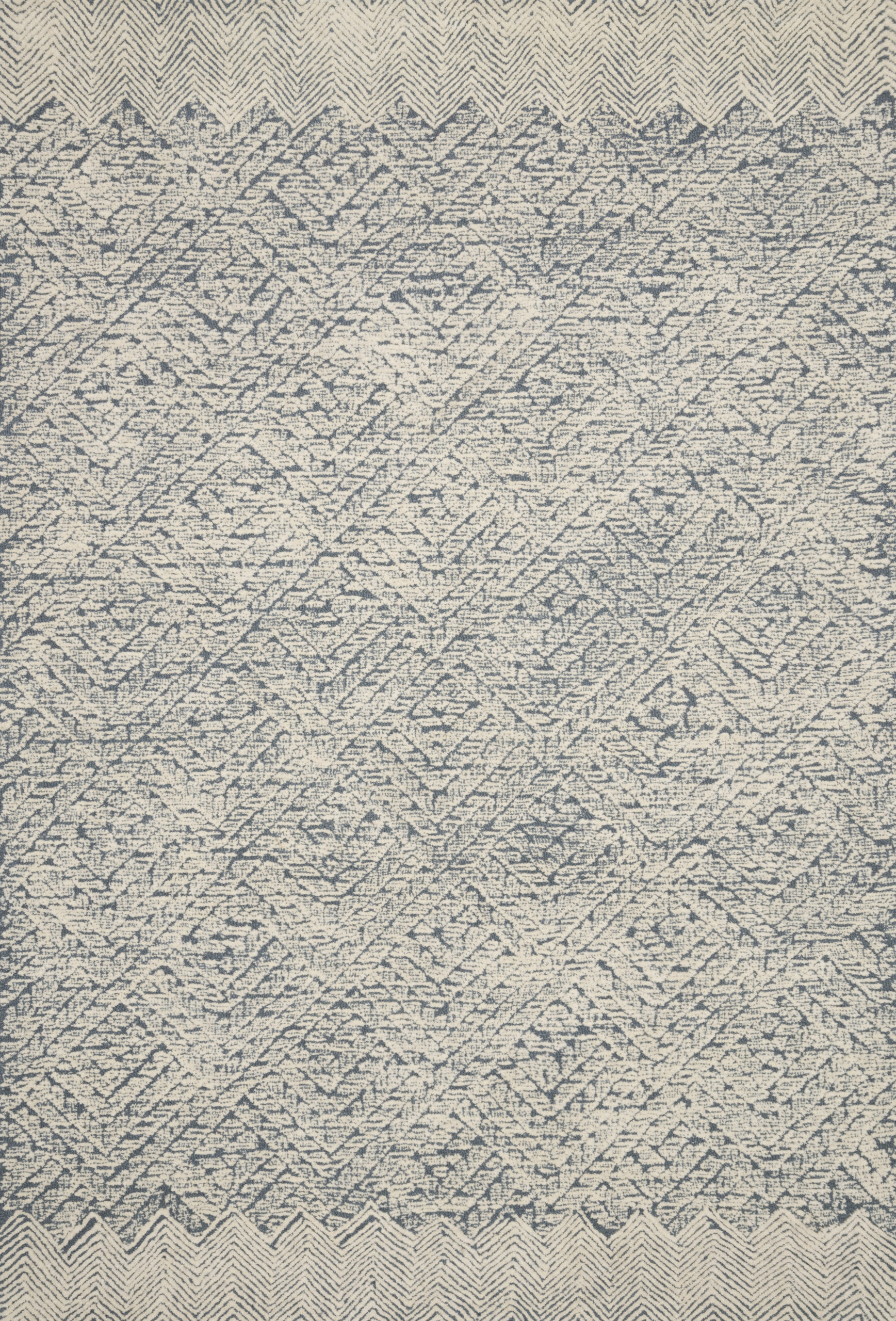 Ellen DeGeneres Crafted by Loloi Blue/Ivory Kopa Rug 1'6"x1'6" Square ...