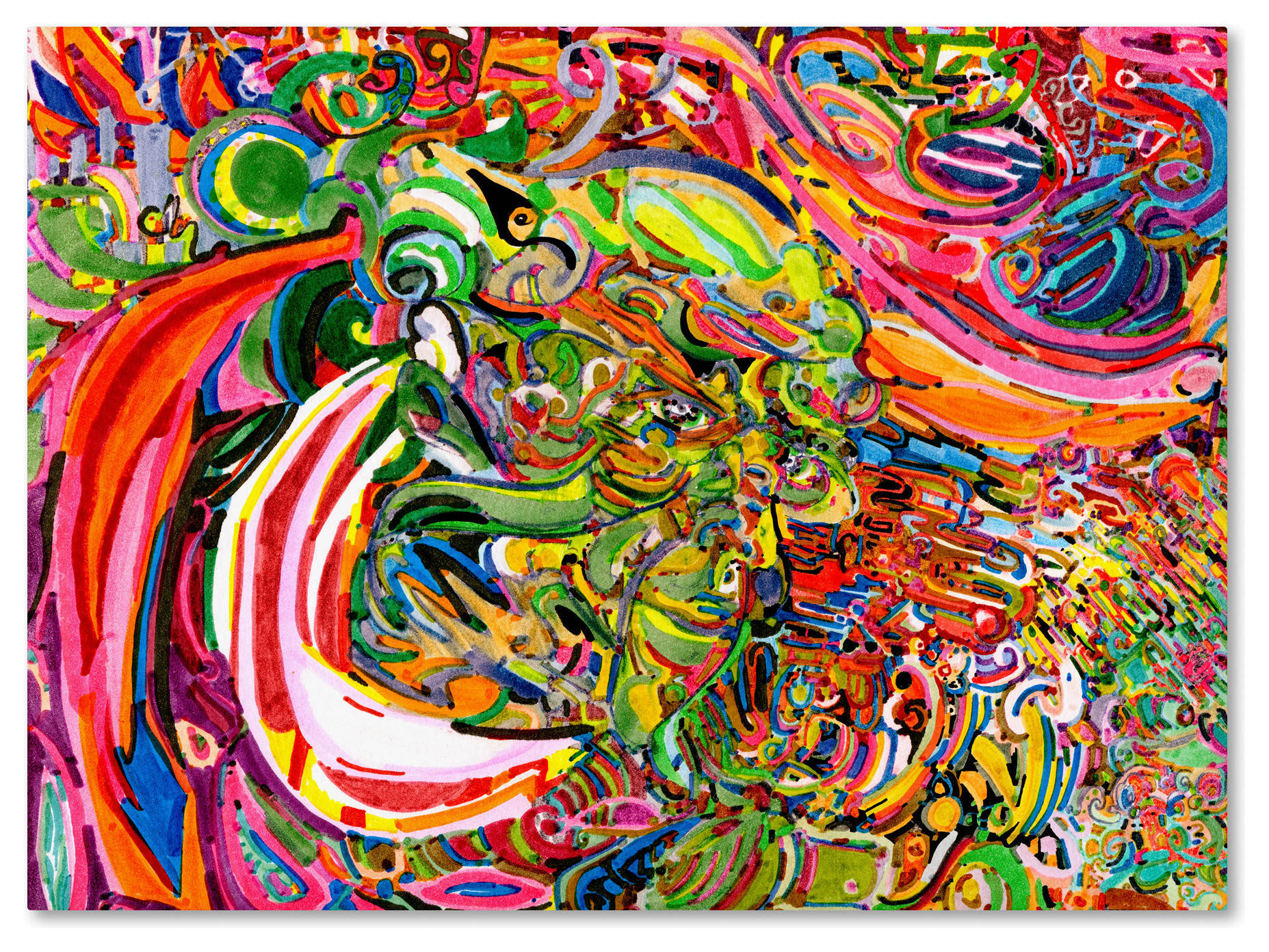 Josh Byer 'Man As A Flower' Canvas Art, 19"x 14" - Contemporary ...