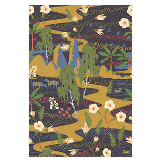 Magisk Wall Mural - Tropical - Wallpaper - by Brewster Home Fashions ...