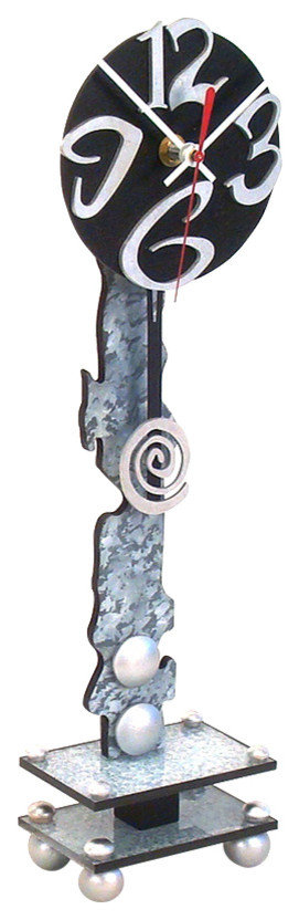 Zippo 3 Table Clock - Contemporary - Desk And Mantel Clocks - by david ...