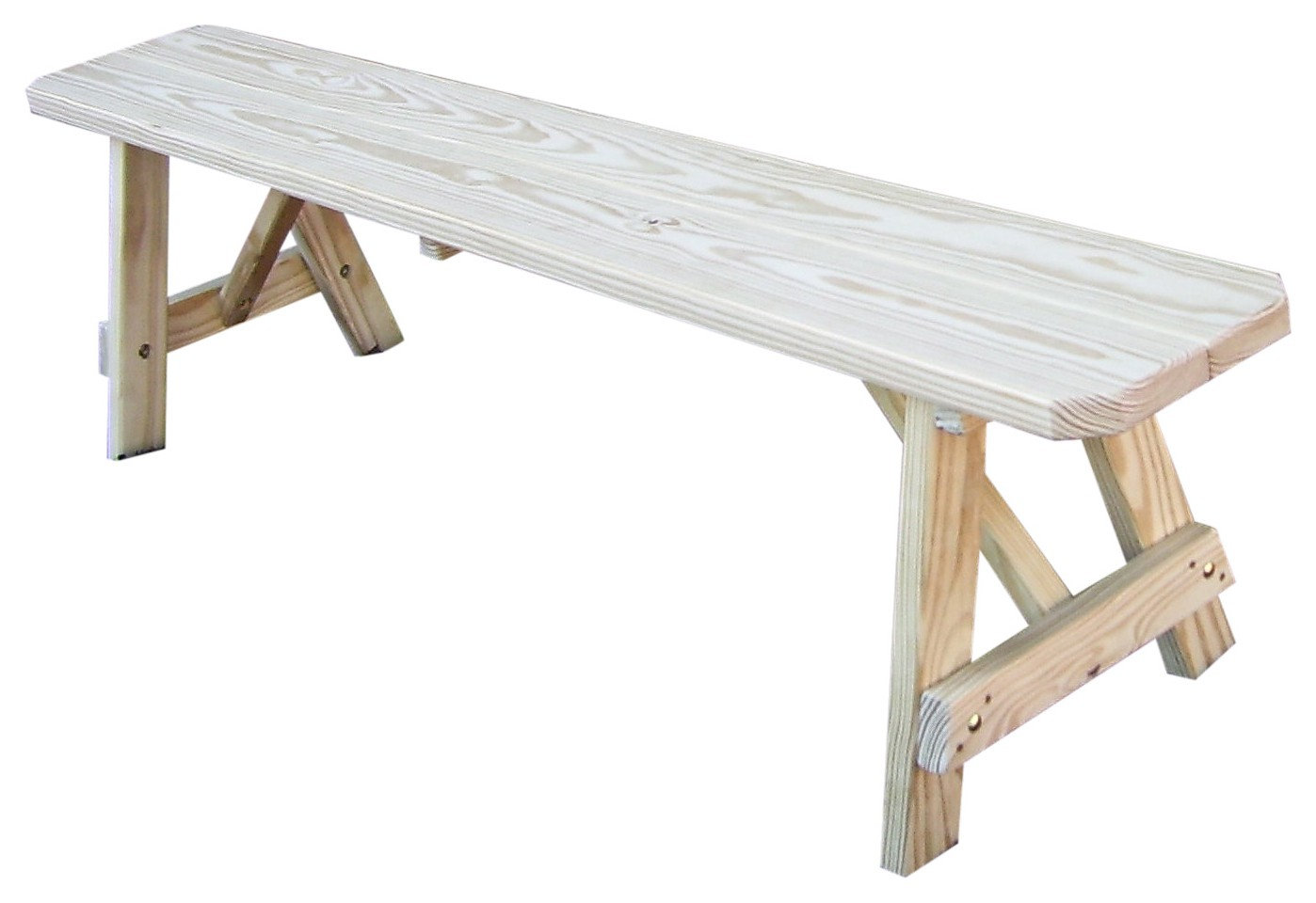 Pressure Treated Pine Traditional Picnic Bench, 6 Foot - Transitional ...
