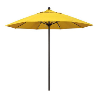 9' Venture Series Patio Umbrella With Olefin Lemon Fabric ...