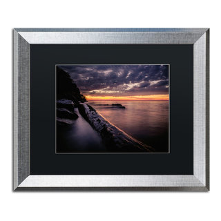 Jason Shaffer 'Vermilion Sunset' Matted Framed Art, 20"x 16 ...