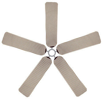 Stripes Fan Blade Covers, Set of 5 - Contemporary - Ceiling Fan ...