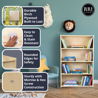 10 Section Wood Cubbies Storage, Yellow Bins, Wall Hanging Organizers ...