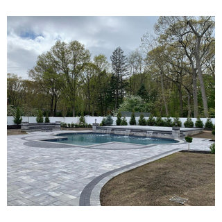 Limestone Quarry Pool Patio - New York - by Cambridge Pavingstones with ...