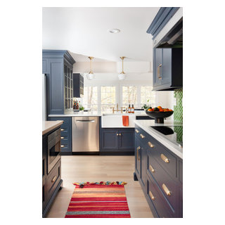 Navy Kitchen Cabinets Avon, Connecticut - Kitchen - Other - by Kountry ...