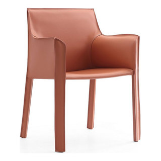 Vogue Arm Chair, Clay - Midcentury - Dining Chairs - by Skyline Decor ...