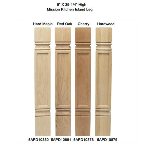 Installing island overhang support posts