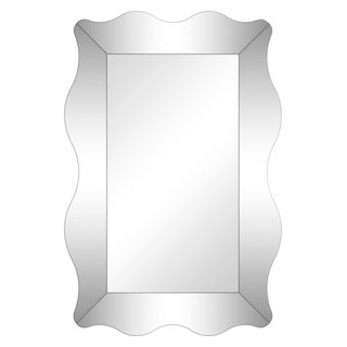 Clear Novelty Accent Glass Mirror - Contemporary - Wall Mirrors - by ...