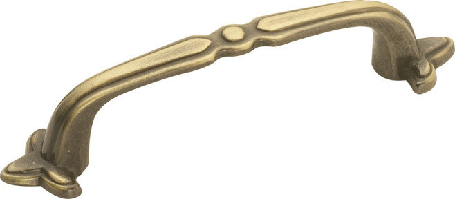Belwith Hickory 3 In Cavalier Antique Brass Cabinet Pull P133 Ab Hardware Traditional