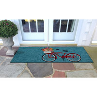 Frontporch Bike Ride Indoor/Outdoor Rug Blue 2'x5' - Contemporary ...