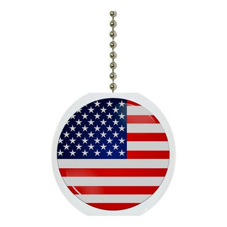 American Flag Ceiling Fan Pull - Traditional - Ceiling Fan Accessories ...