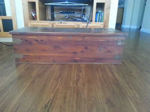 Need DIY ideas to modernize this antique chest!