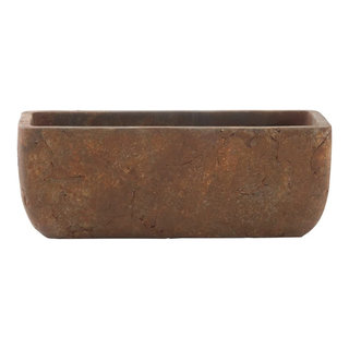 Classic Home and Garden Planter Rustic, Large - Rustic - Outdoor Pots ...