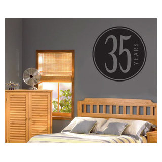 35 Years Vinyl Wall Decal ce03935yrsviii, 48 in. - Contemporary - Wall ...