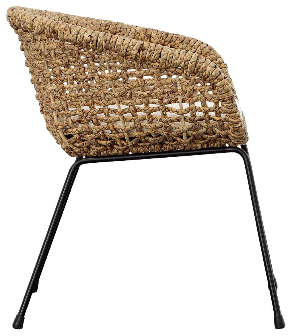 Ella Rope Weave Dining Chair - Beach Style - Dining Chairs - by Design ...