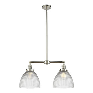 Innovations 2-LT LED Seneca Falls 22" Chandelier - Polished Nickel ...