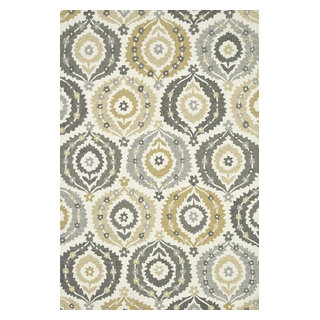 Loloi Francesca Collection Rug, Ivory and Graphite, 2'-3" X 3'-9 ...