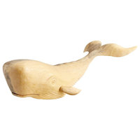 Moby Sculpture, Natural, Wood, 23"W (10133 MDPG2) - Beach Style ...