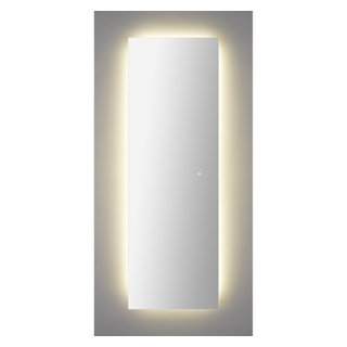 Bexley Plug-In Led Lit Full Length All Glass Unframed Mirror - Modern ...