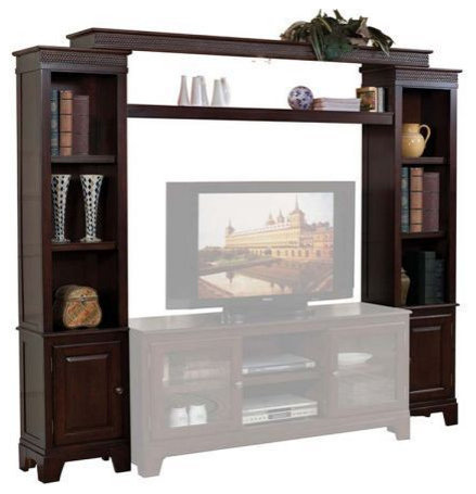 ACME Halden Entertainment Center, Merlot - Transitional - Entertainment ...