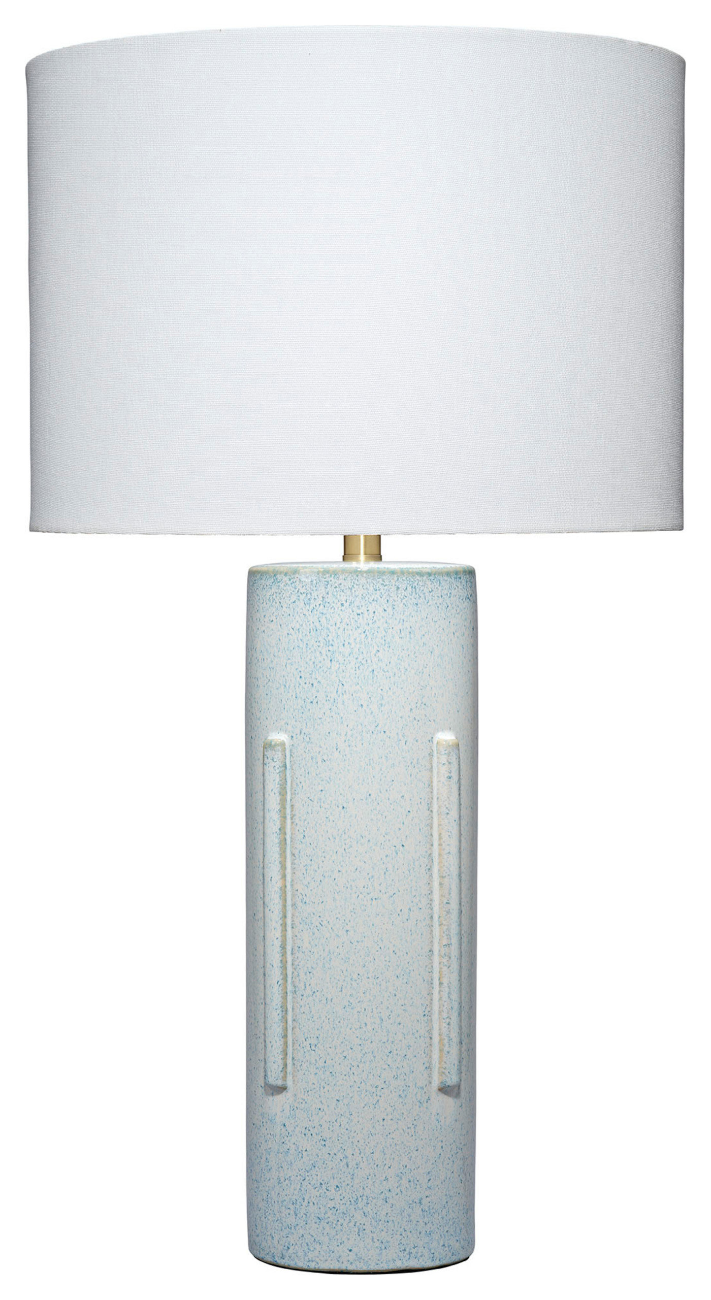 Finn Ceramic Blue Table Lamp, 17W x 17D x 31.5H - Contemporary - Table ...