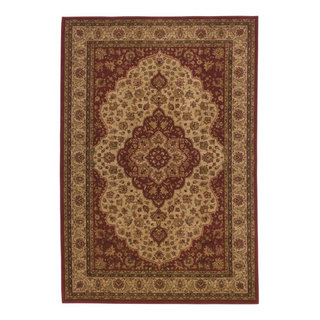 Oriental Weavers Sphinx Allure 011d1 Red Beige Rug, 3'10"x5'5 ...