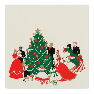 Crockett Collection 'Around The Tree' Canvas Art, 14"x14 ...
