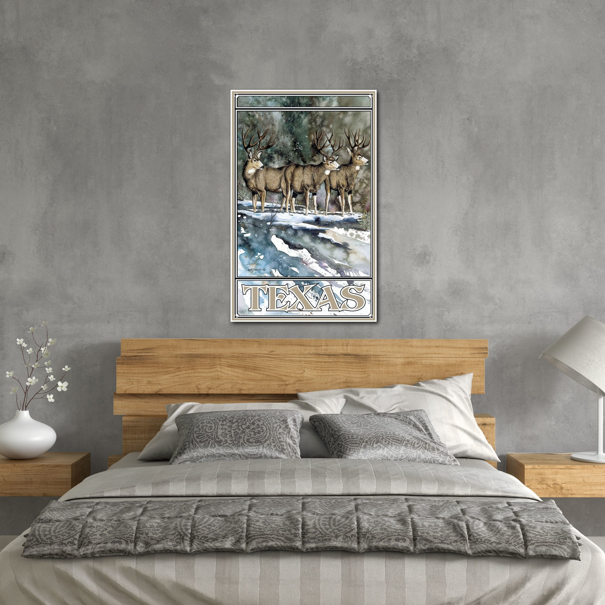 Dave Bartholet Big Boys of Autumn Texas Art Print, 30"x45 ...