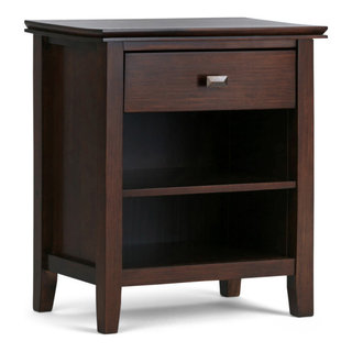 Artisan SOLID WOOD Bedside Table - Transitional - Nightstands And ...