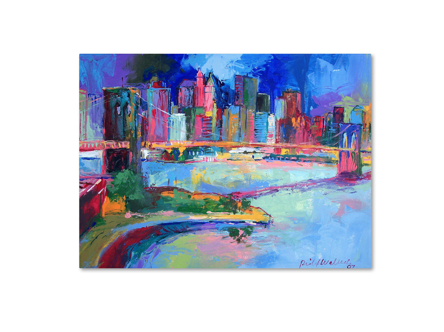 'Brooklyn' Canvas Art by Richard Wallich, 18" x 24" - Contemporary ...