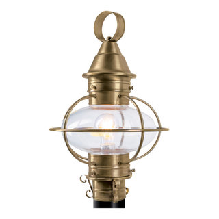 Norwell 1710-CL American Onion 1 Light Outdoor Post Lantern - Beach ...