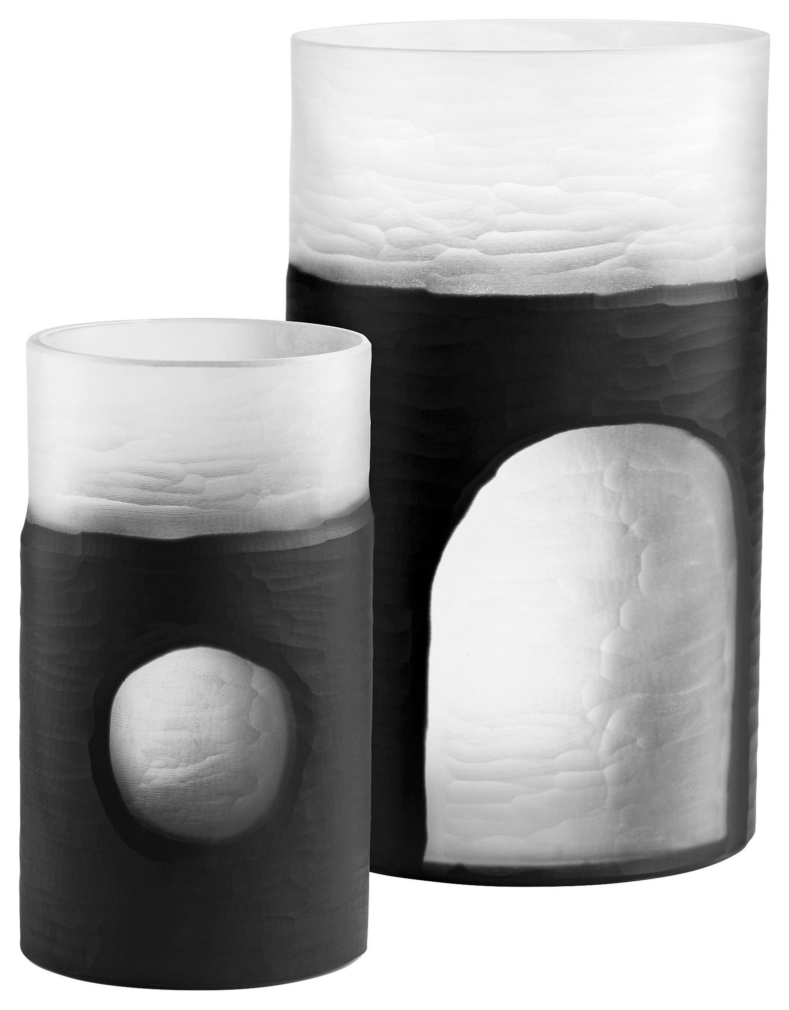 Large Ominous Frost Vase - Contemporary - Vases - by Hudson Home Decor ...