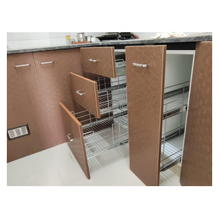 Wardrobe & Modular kitchen in Isha homes - Indian - Chennai - by ...