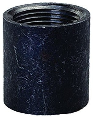 5" Black Merchant Steel Half Coupling, Female Connection, Tapered ...