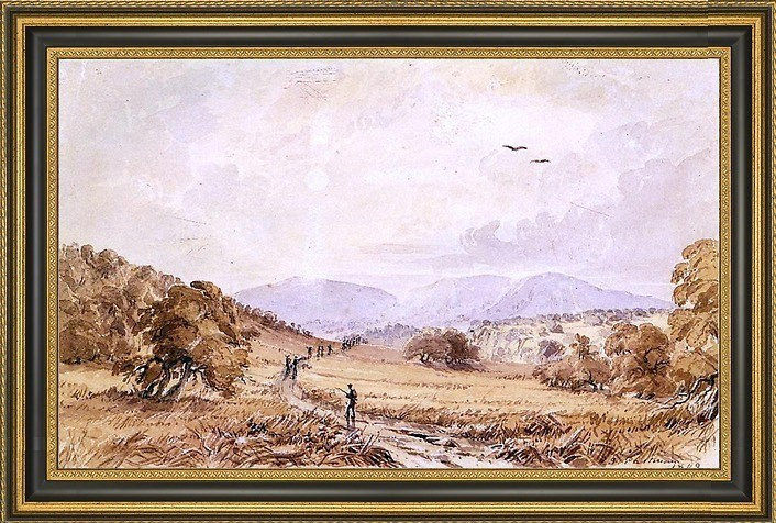 Seth Eastman View in Texas Miles North of San Antonio Framed Canvas ...