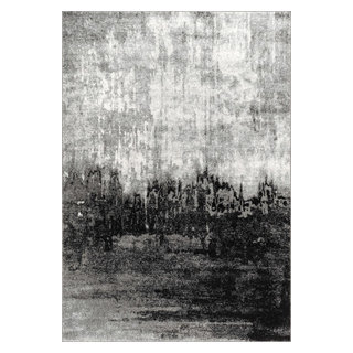 Abstract Rainfall Area Rug, 8'x10' - Contemporary - Area Rugs - by Rugs ...