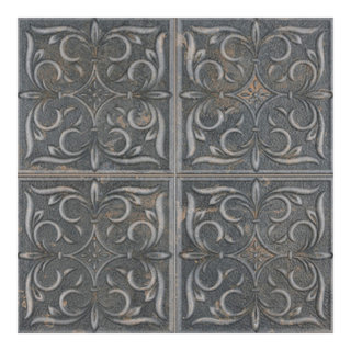 Antigua Lis Porcelain Wall Tile Sample - Mediterranean - Tile - by ...